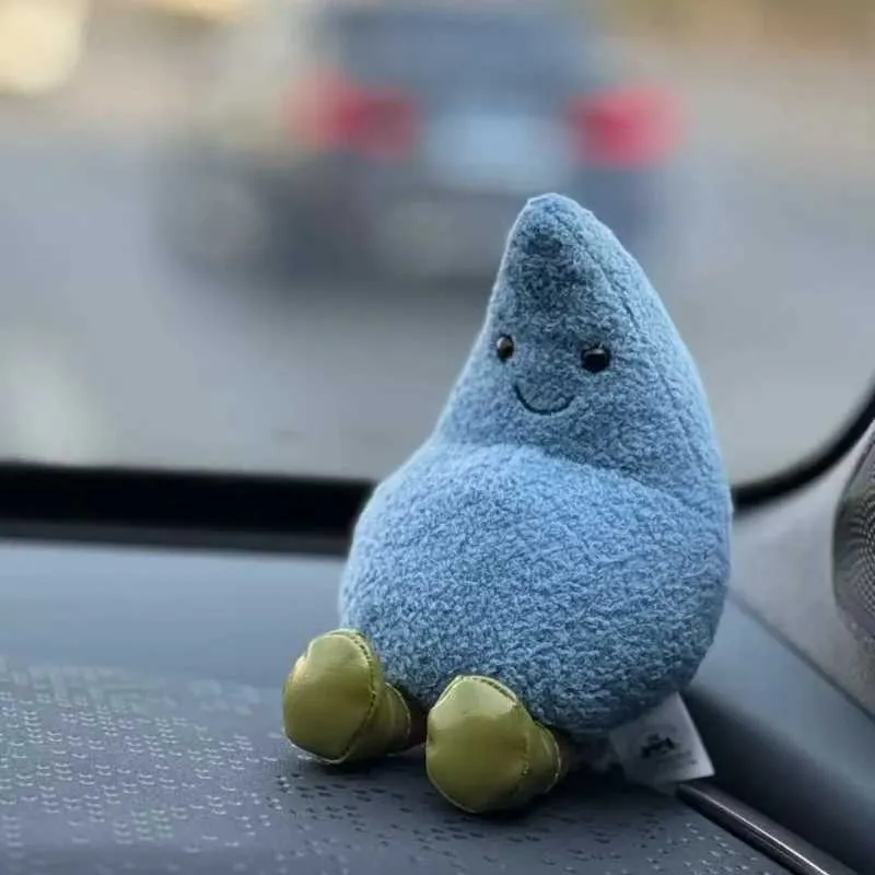 New Fun Plush Toy Kaii Happy Raindrop Doll Filling... From Popular ...