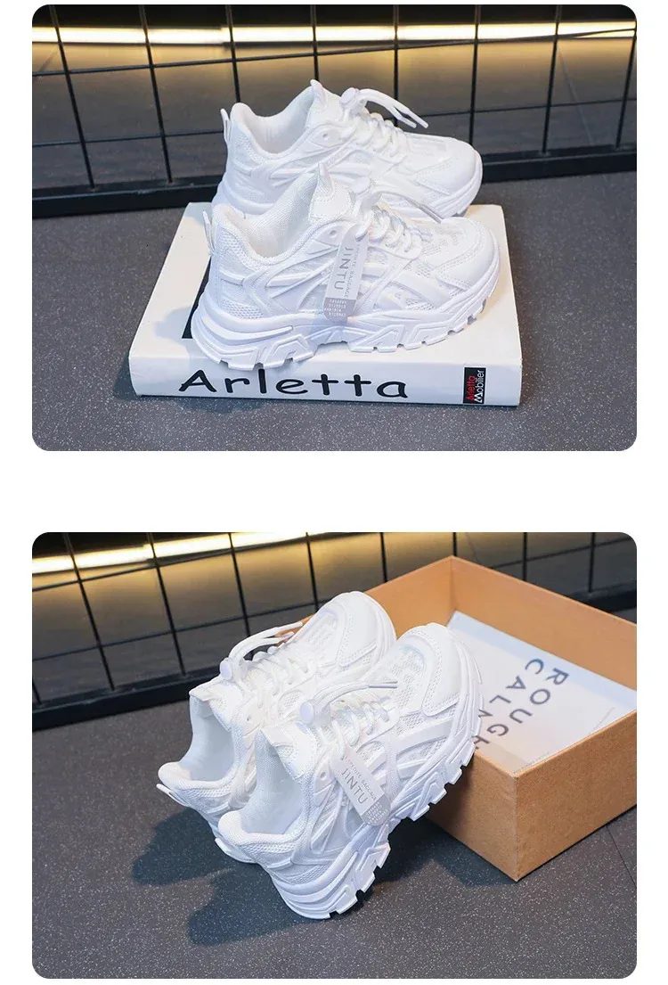 Girls' Sneakers 2025: Children's Casual Mesh Platform Tennis Shoes for ...