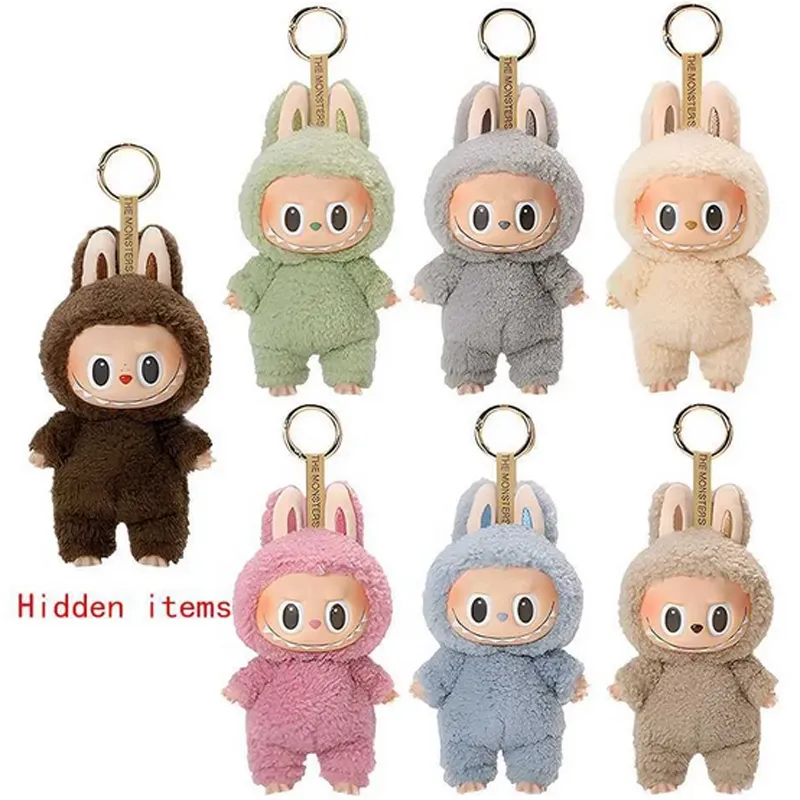 Labubu Keychain Anime Figure 17cm PVC Doll Cute Toy For Keychains, Bags ...