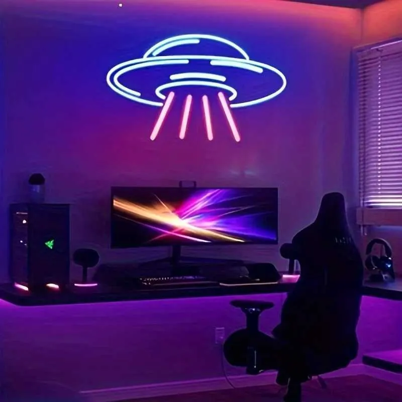 Aircraft Planet LED Neon Sign Lights Astronaut... From Joykiss, $13.97 ...