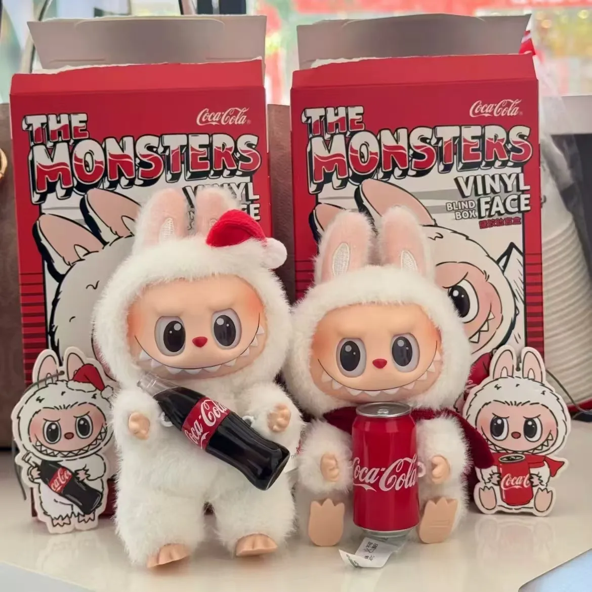 Popmart Labubu Coco Cola Designer Kaychain Lovely Cartoon Monsters Bag ...