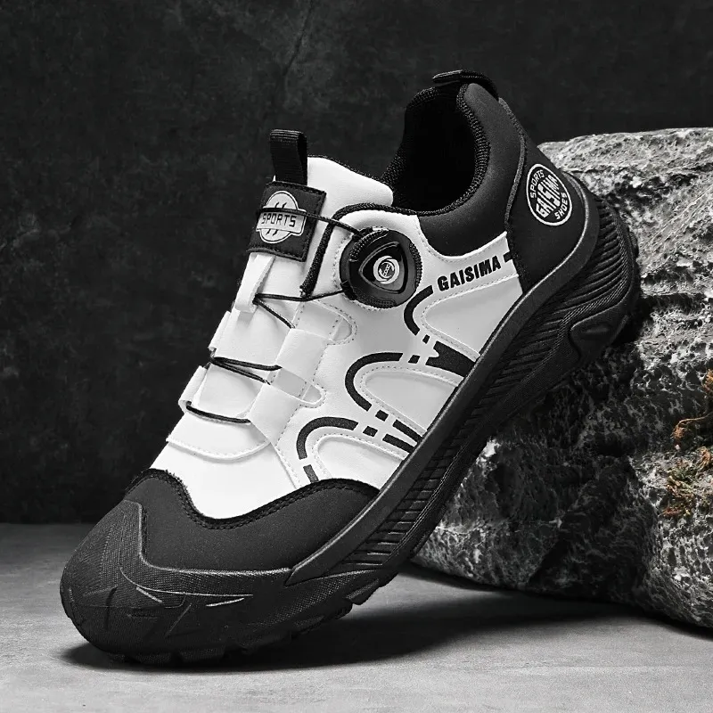 Fashion Knob Walking Shoes: Men's Outdoor Anti-Slip Hiking Shoes ...