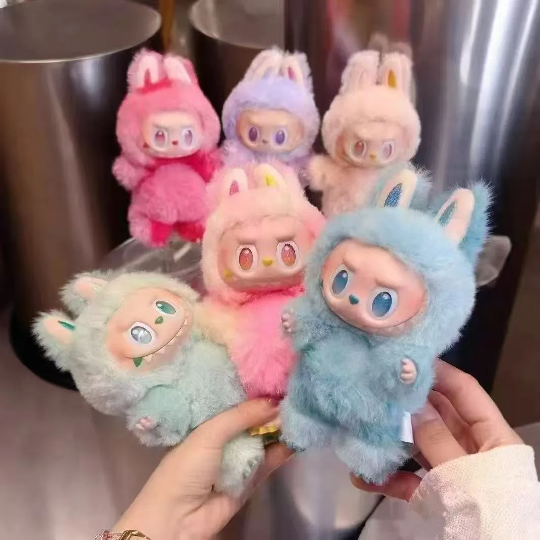 Labubu Style Plush Doll, Macaroon Themed Action Figure, Animation ...