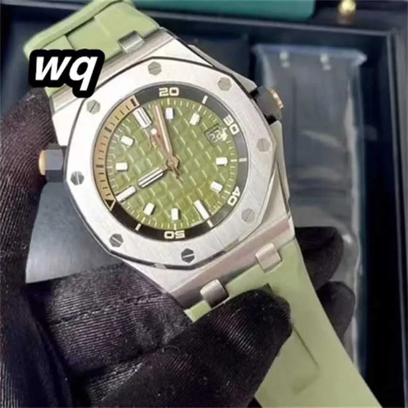 Woqtgood4978 Royal Oak Series 15407BC Mens Mechanical Watch - Platinum ...