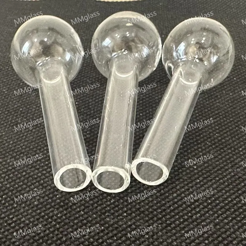 Mini Glass Oil Burner Pipe Clear Pyrex Smoking Tube 7cm Length, 25mm Ball Design From Mmglass01 ...