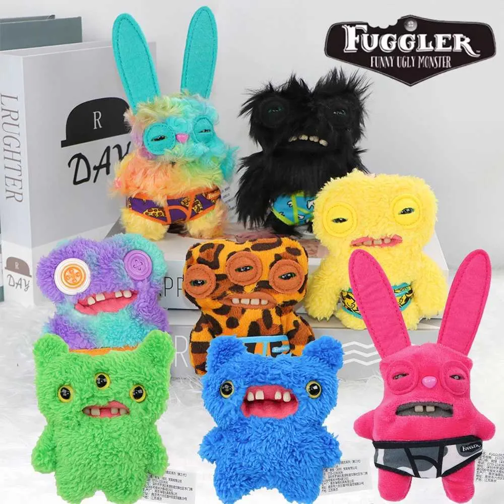 Fuggler Ugly Teeth Monsters Gap Toothed McGo Rabbit Plush Fluffy Bunny ...