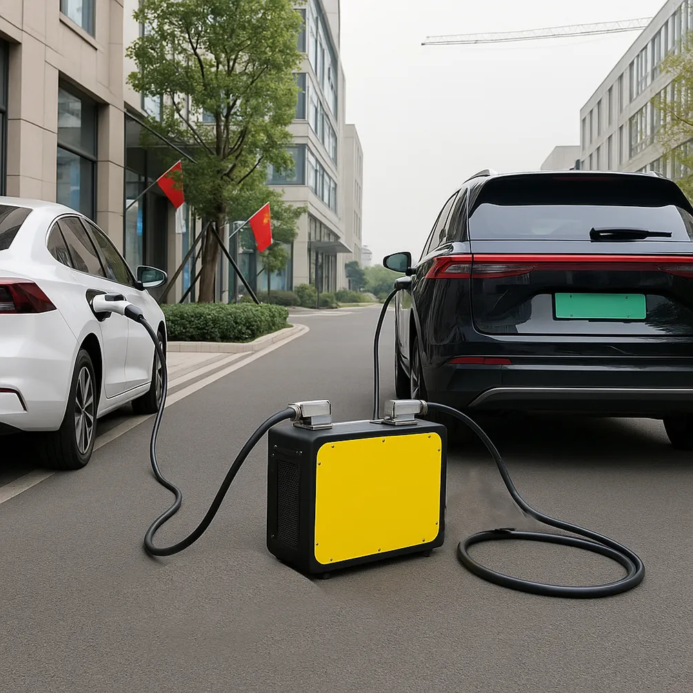 20kW Portable DC Power Station For Electric Vehicles V2V Discharger ...