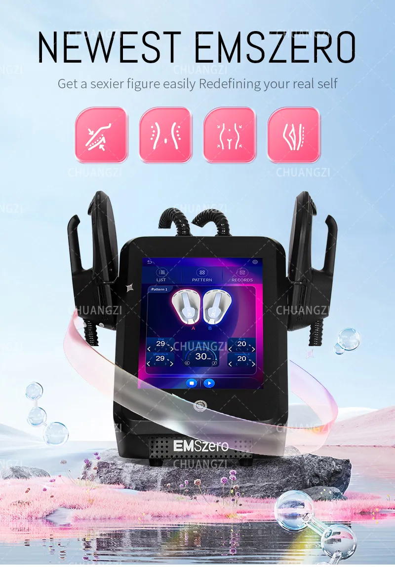 2025 New EMS Body Slimming Muscle Stimulator, 6500W Electromagnetic Fat ...