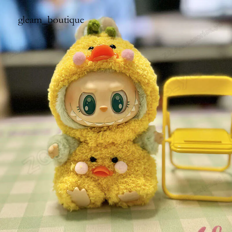 Popmart Labubu New Labubu Coco ColoシリーズVinyl Plush Pendant Macaron第3世代の ...