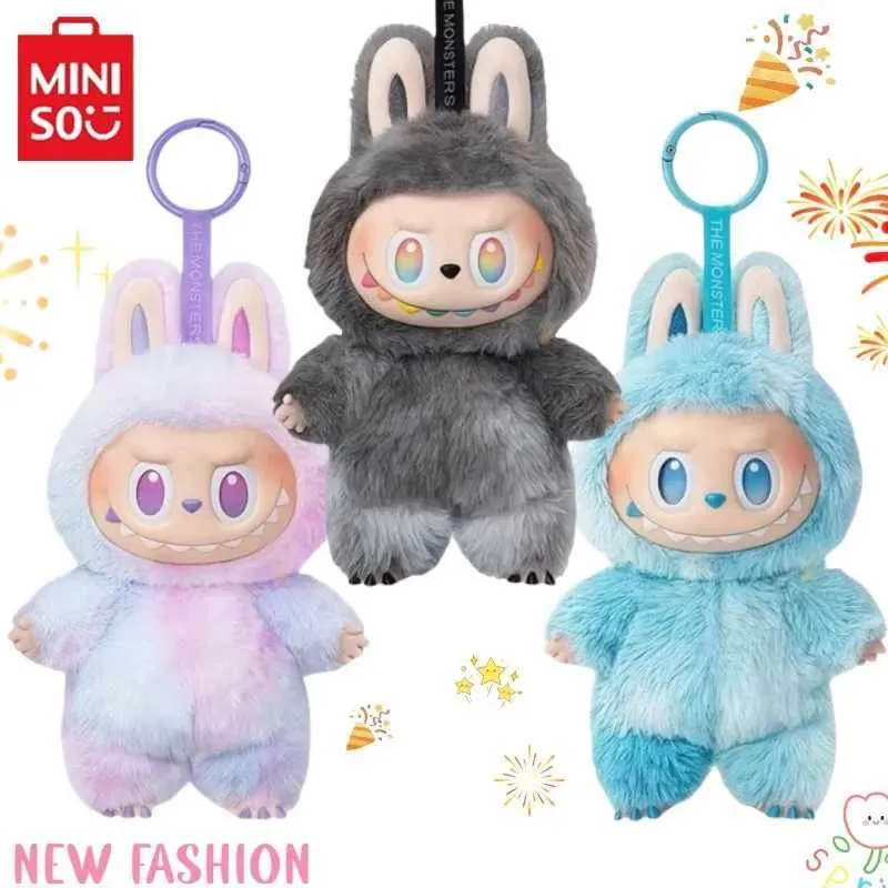 MINISO V3 Labubu Plush Cinnamoroll Plush Keychain Animated Characters ...