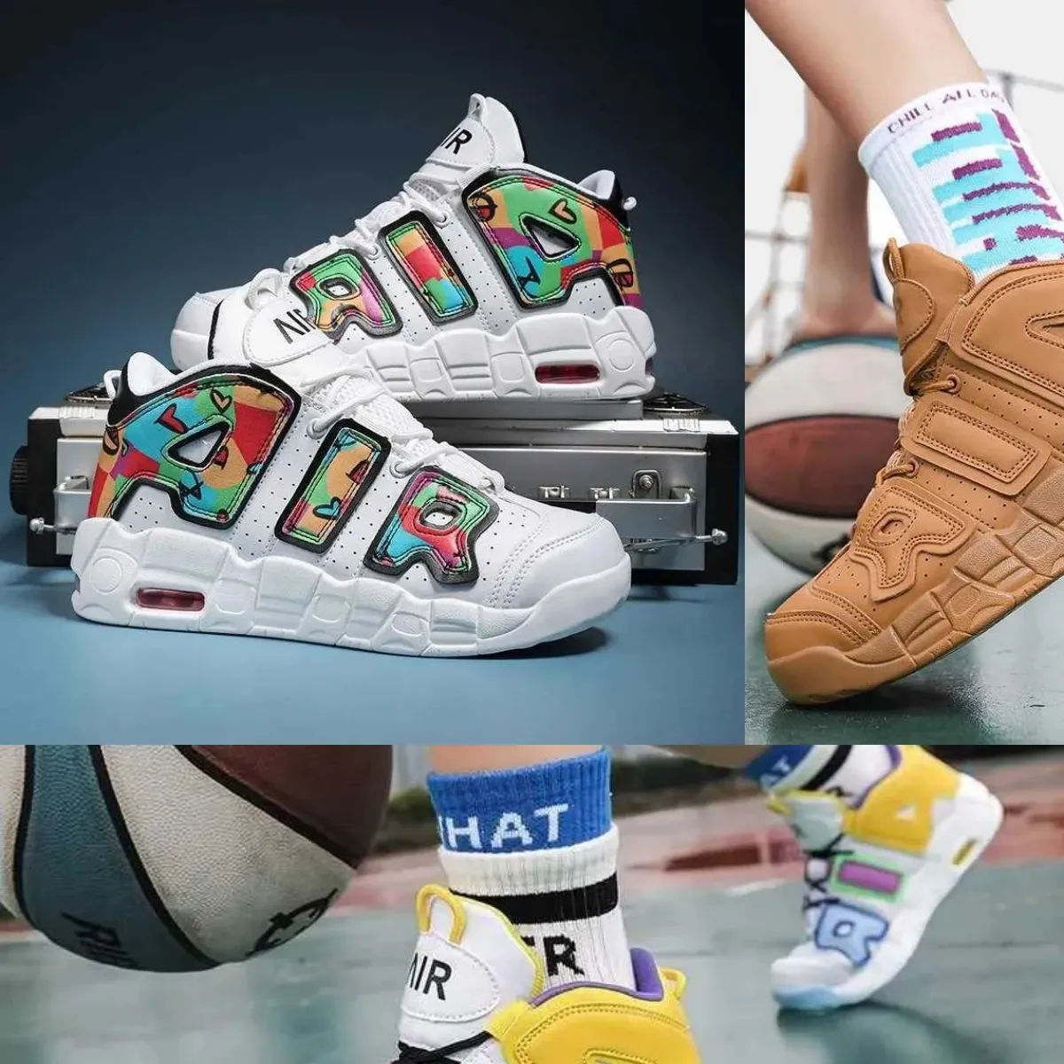 High Cut Basketball Shoes: 2025 Style, Cement Outdoor Design, Shock ...