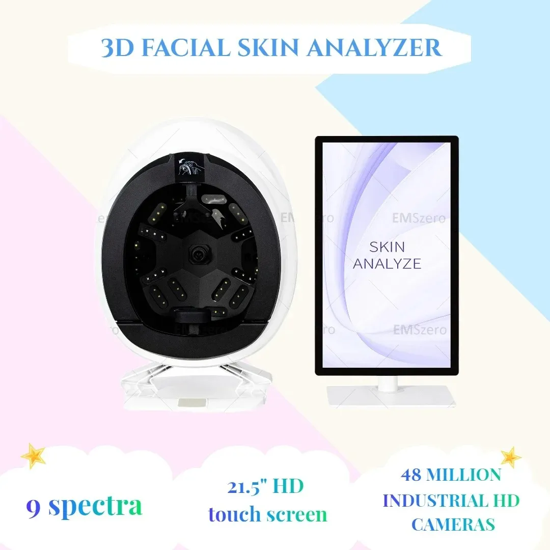3D Facial Skin Analysis Detector With Multi Spectral Imaging Technology ...
