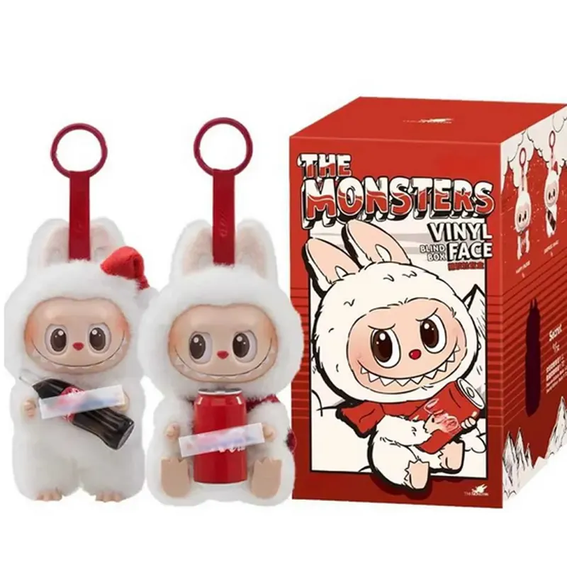 Labubu Coke Series Vinyl Base Plush Doll Kawaii Keychains 25 Monster ...