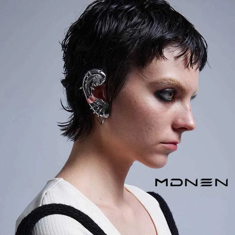 Yeni Metal Ear Hook Earrings Cyberpunk Style Unisex... From Nzitunga ...