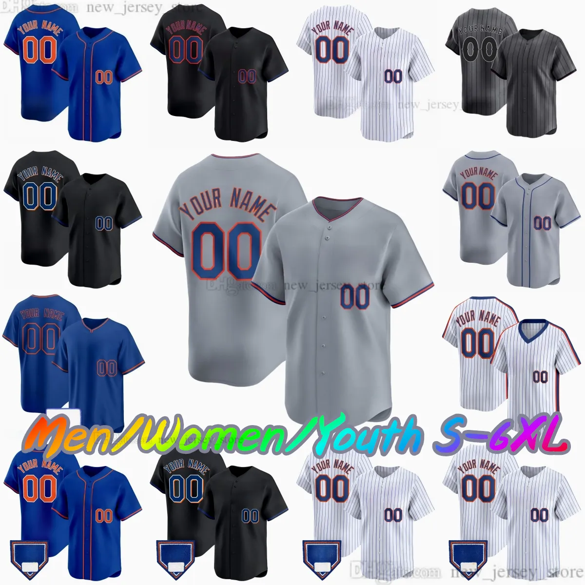 Custom 2025 Baseball Jerseys Stitched MLB Player Jerseys S 6XL ...