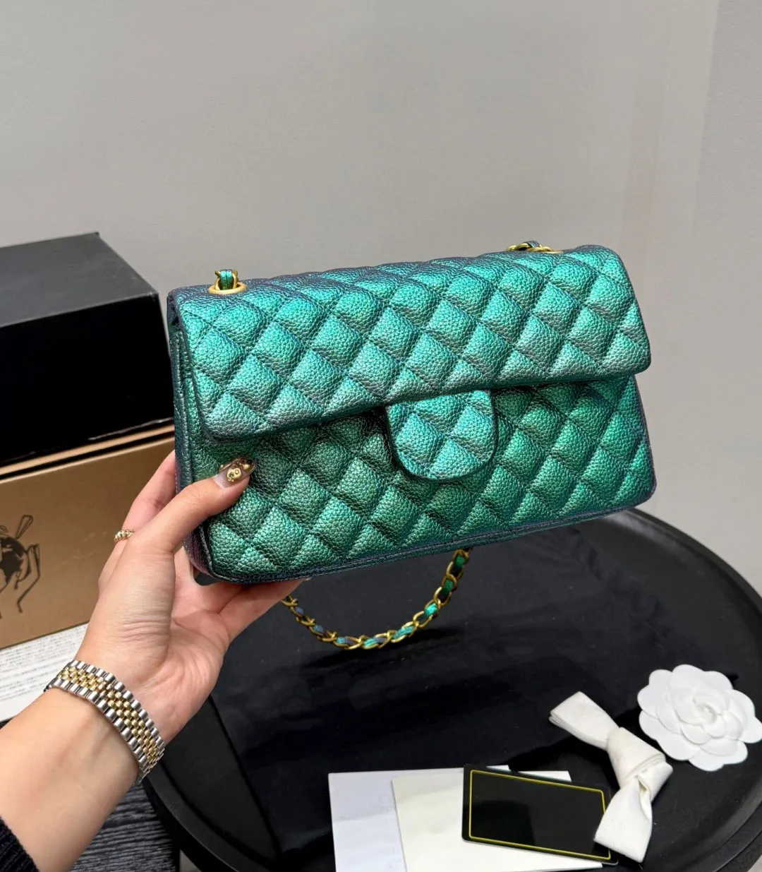 Designer Bag Pearl Gradient Shoulder Bag Hardware... From Trendybagss ...