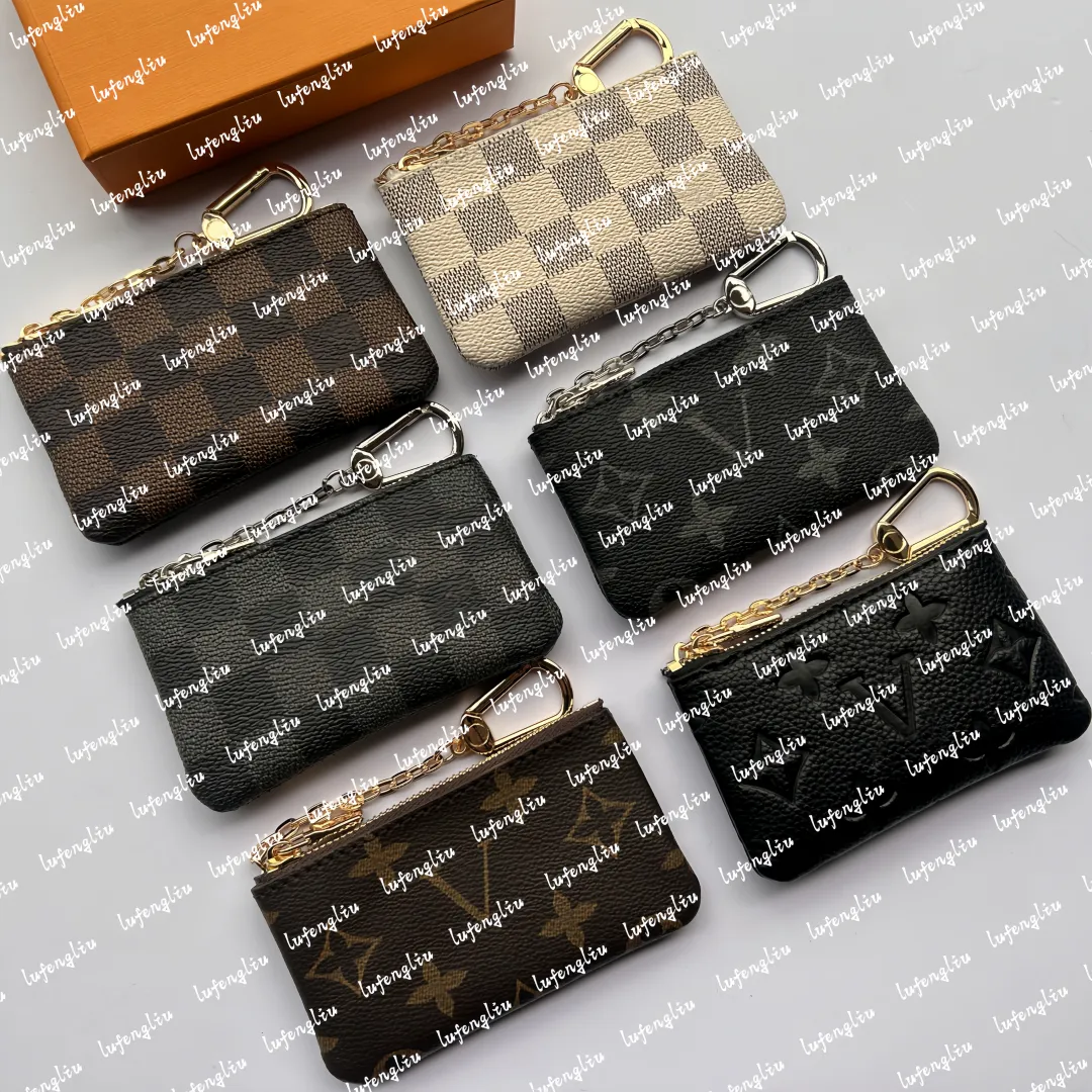 ! Special Key Pouch Zip Wallet Coin Leather Wallets Women Designer ...