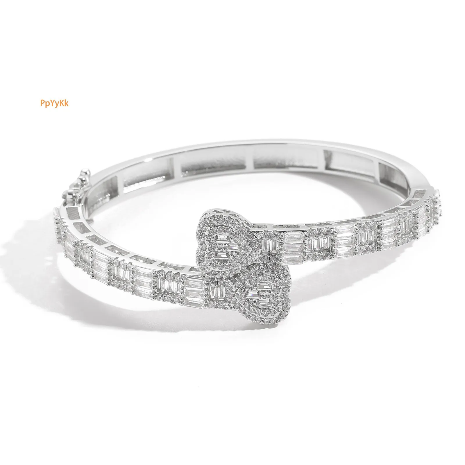 Luxury Designer Brand Hip Hop Heart Men's Moissanite Diamond Inlaid ...