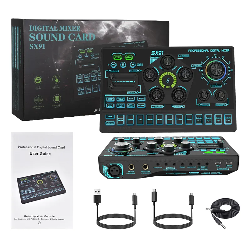 USB Microphone Preamp High Quality Mic Amplifier With USB Port, Compact ...