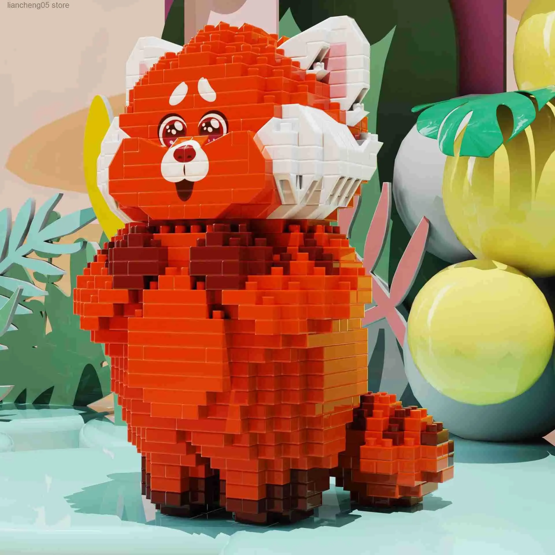 DIY Panda Model Building Blocks Micro Diamond Bricks Figures Toy Set ...