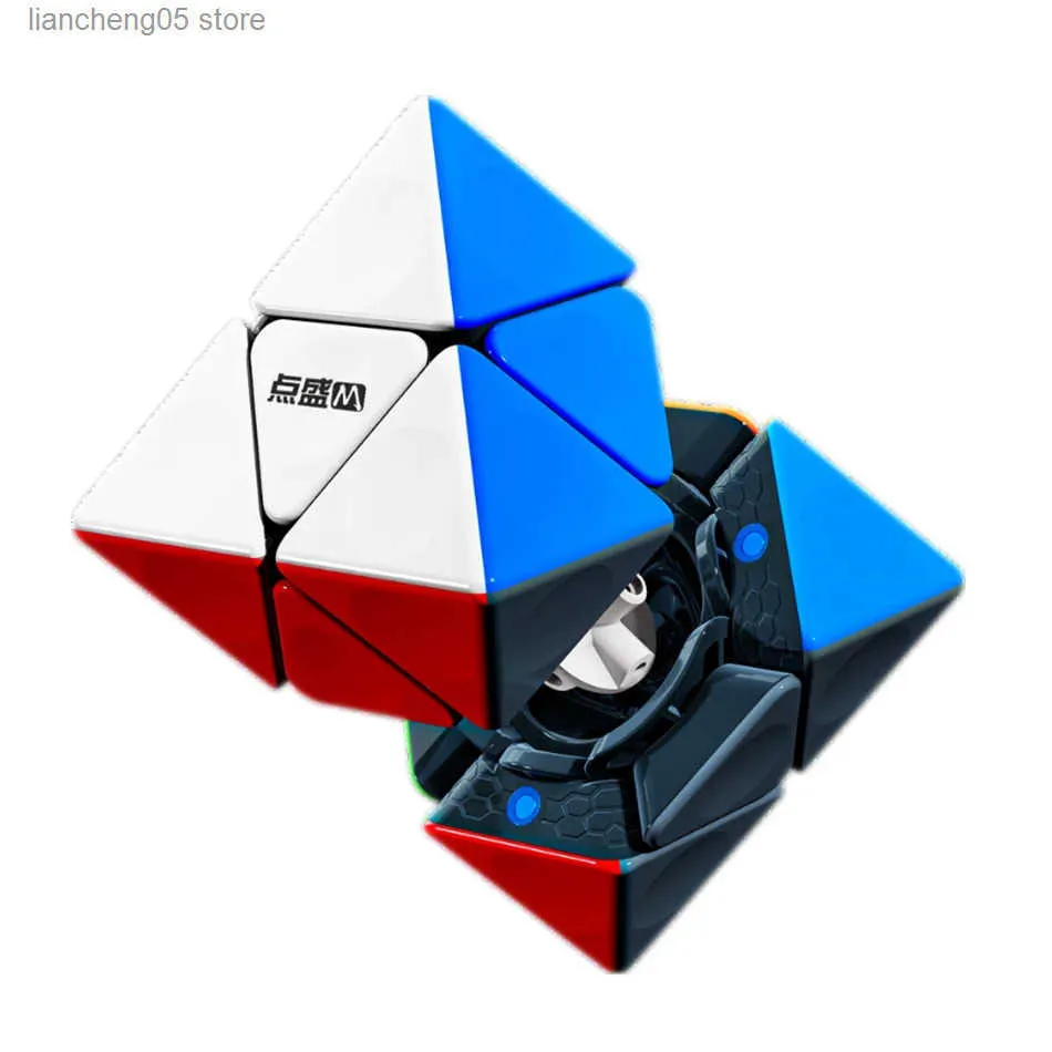 Diansheng Fun FTO Rotating Octahedron Magnetic Cube Professional Speed ...