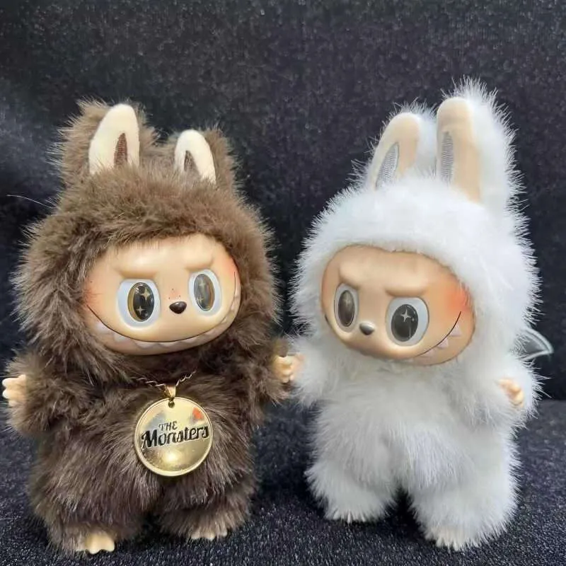 Handmade 17cm Labubu Zimomo Big Chief 1/1 Replica Real Life Monkey Doll ...