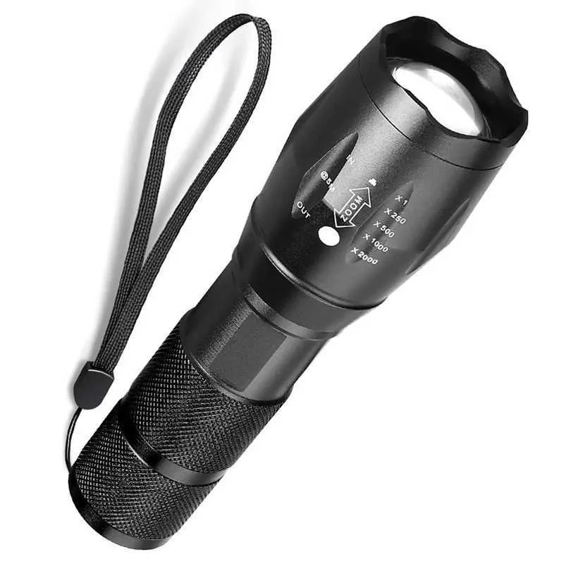 Powerful Rechargeable LED Pocket Flashlight For Outdoor Camping Waterproof XML Torch With 5 ...