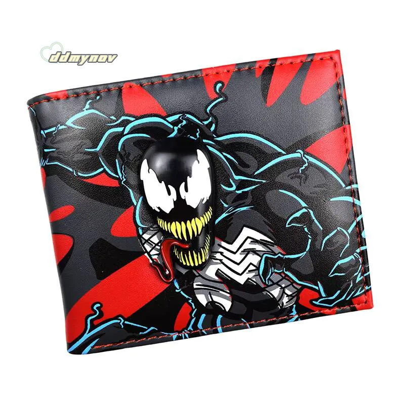 3D Design Wallet With Coin Pocket, Metal Comics Hero Style Everyday ...