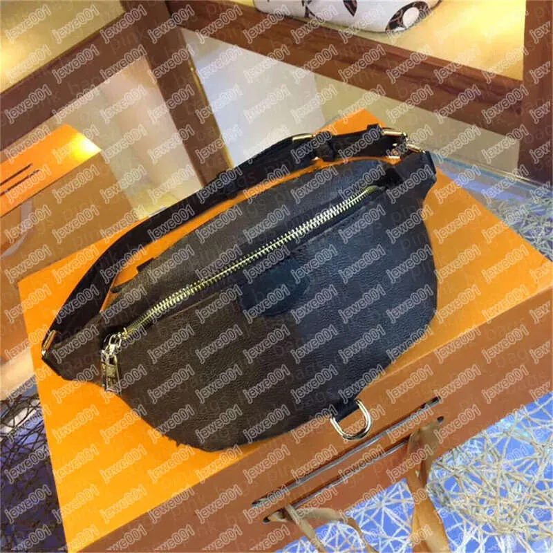 Designer Bumbag For Men, Black Embossed Flower Waist Bag, Fanny Pack ...