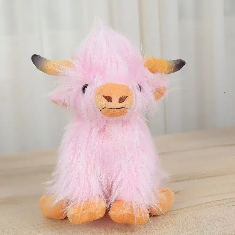 Labubu Labubu Doll Trendy Highland Cow Plush Toy Simulation Scottish ...