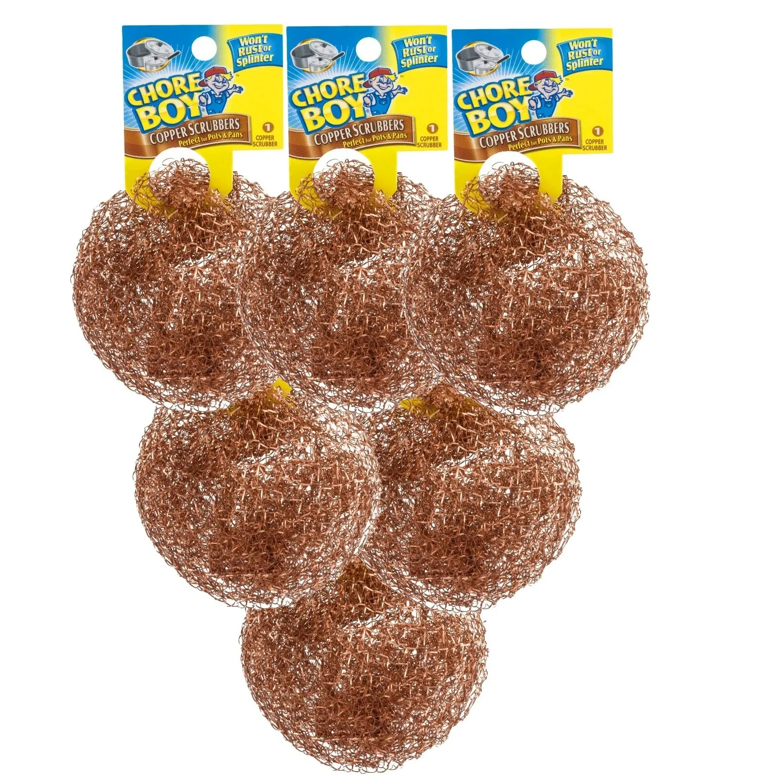 Chore Boy Copper Scrubbers 100% Pure Copper... From Dressave, $0.23 ...