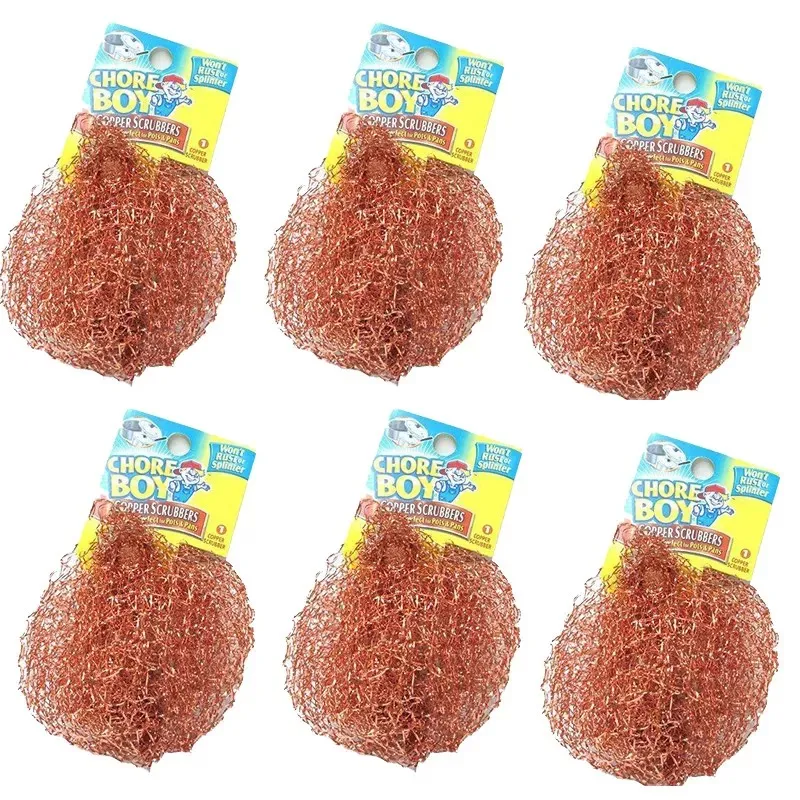 Chore Boy Ultimate Pure Copper Scrubber Heavy Duty Cleaning For Kitchen ...