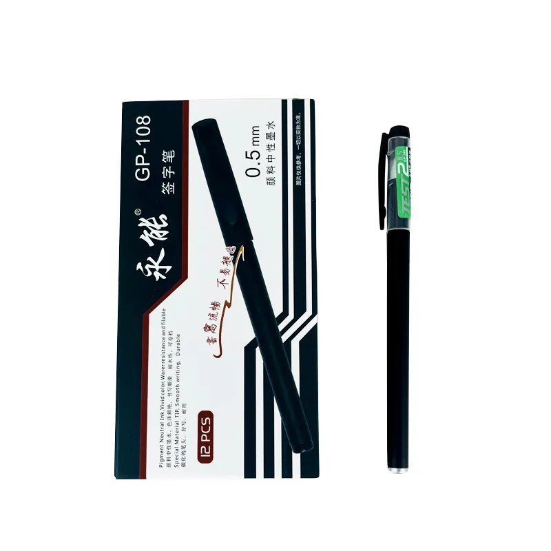 Matte Black Ballpoint Pens Smooth Writing, Long Lasting Ink Student ...