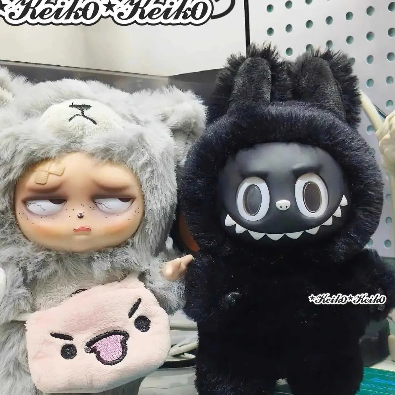 Labubu Black African Edition No Face Blind Box Doll Creative Peripheral ...