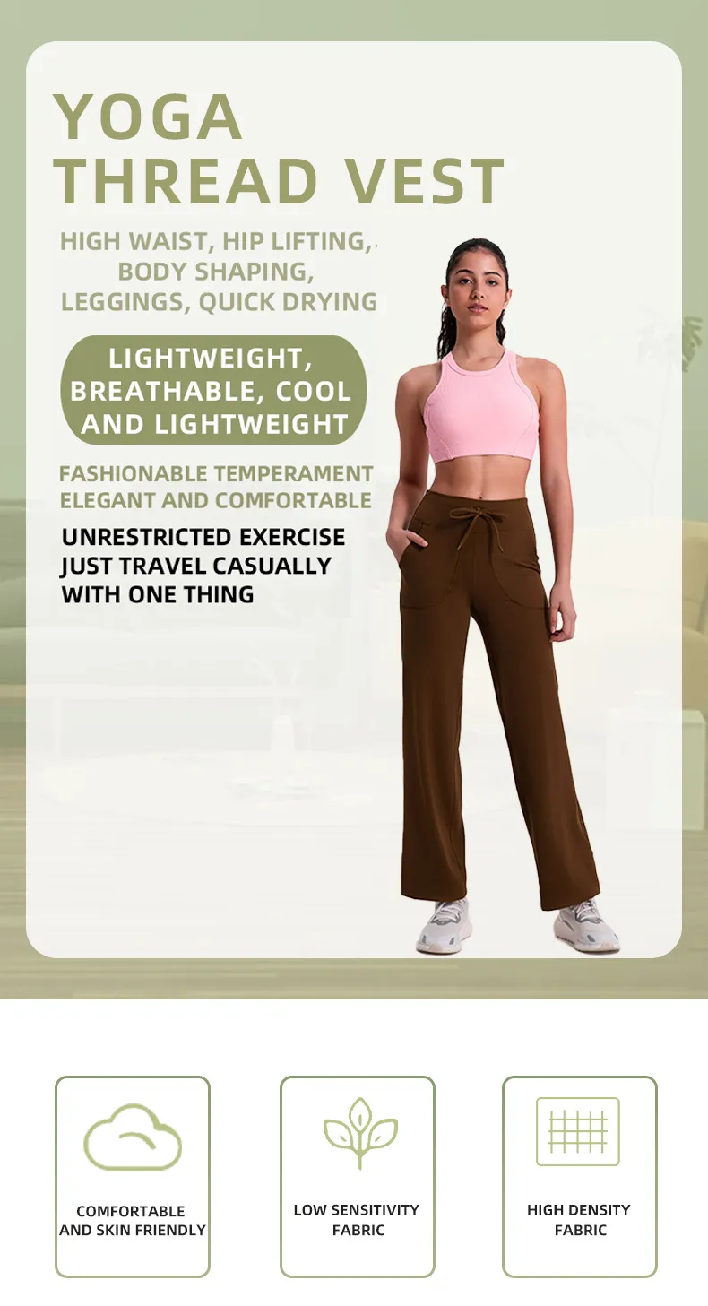 High Elastic Thread Yoga Vest Shock-Absorbing Sports Bra with Beautiful ...