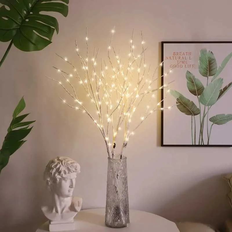 Creative Luminous Tree Branch Tree Floor Lamp With LED Lighting For ...