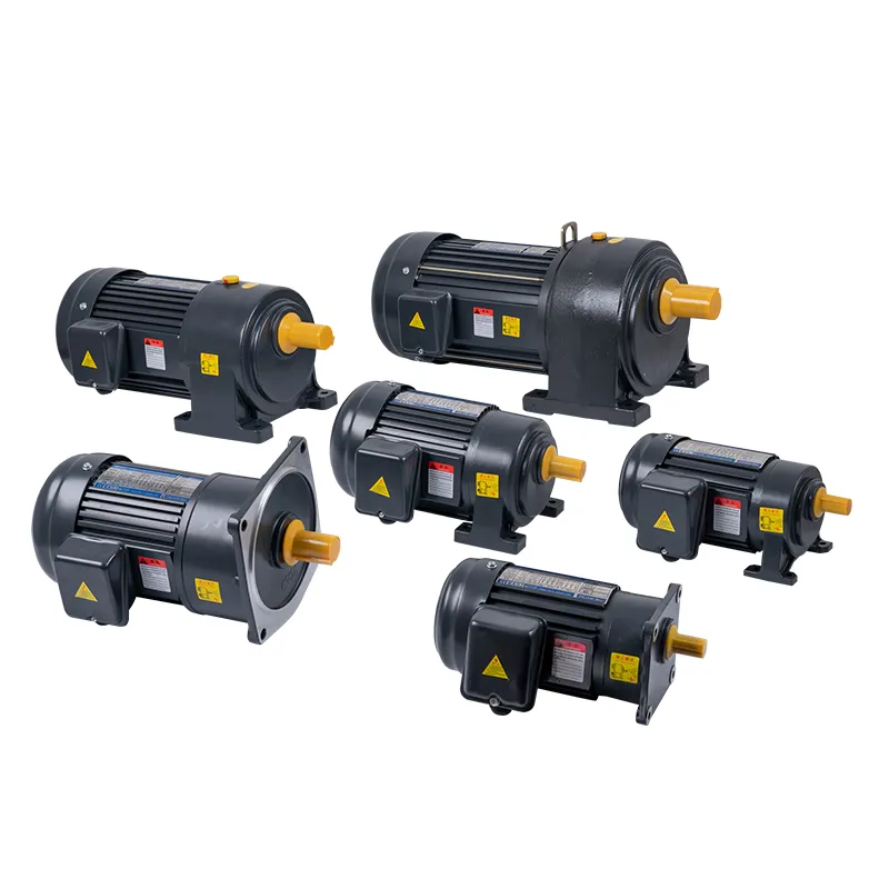 Gear Motor 200W Horizontal/Vertical 3 Phase Motor With Brake Conveyor ...