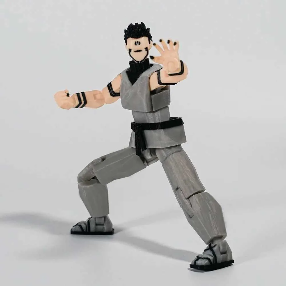 Articulated Anime Action Figure: 3D Printed Multi Jointed Posable Model ...