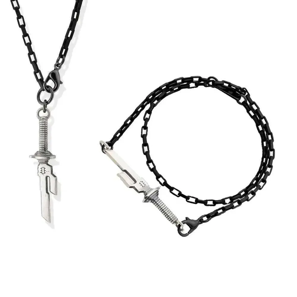 Anime Jujutsu Kaisen Fushiguro Toji Cosplay Necklace Unisex Sword Spear ...