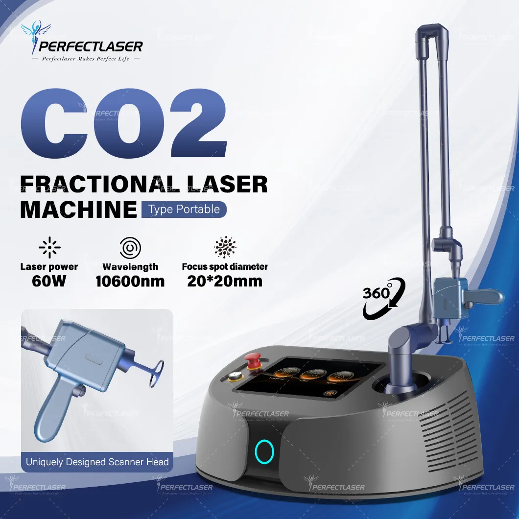 Fractional Co2 Machine Warts Precise Targeting 20 20mm Focus Spot Laser ...
