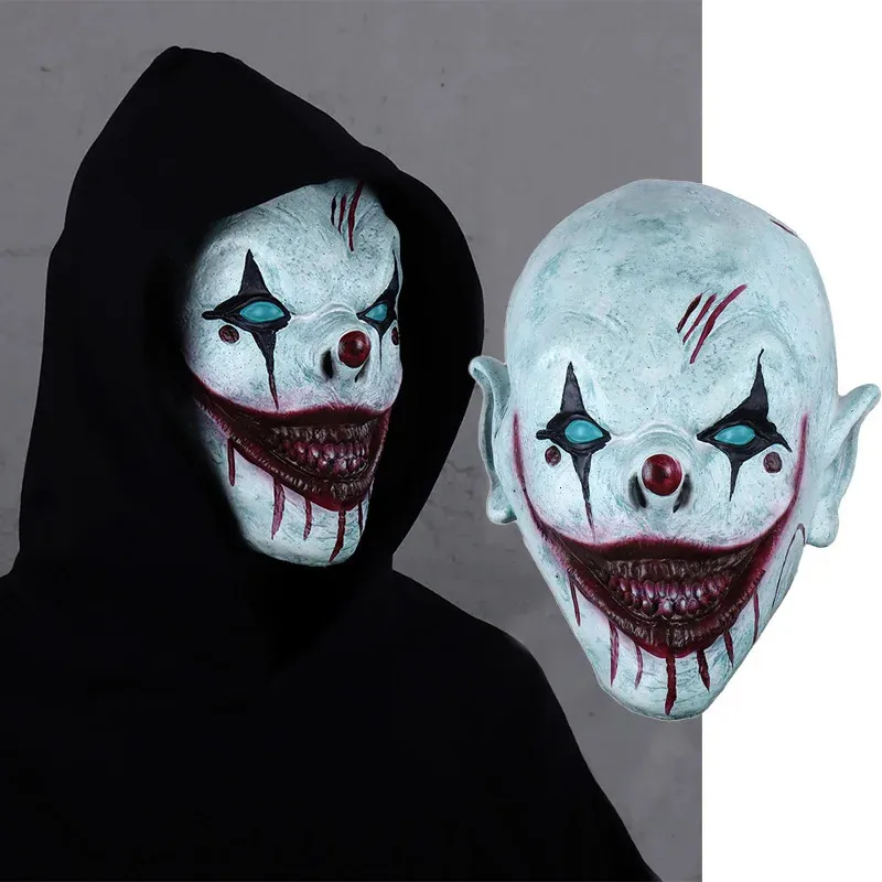Horror Clown Mask Bloody Latex Devil Joker Helmet... From Homehaven ...