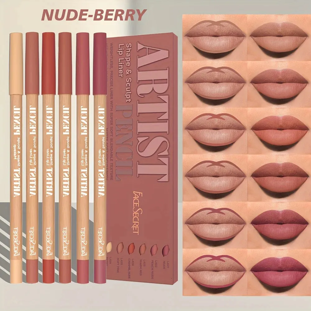 Ultra Fine Wood Lip Liner Set Velvet Matte Long... From Linjun09, $9.44 ...