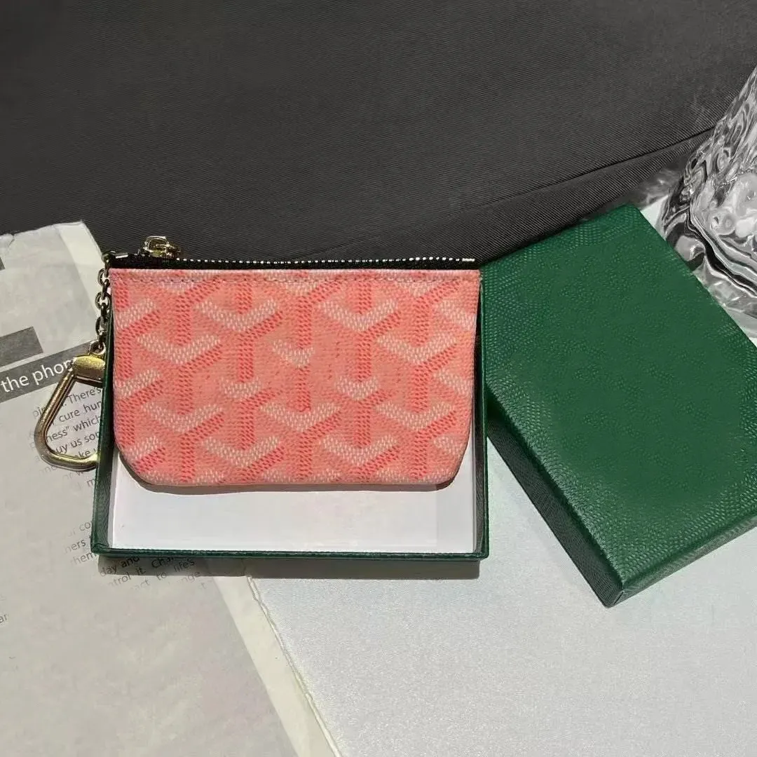 Trendy Brand Printed Short Foldable Card Holder Designer Car Keychain ...