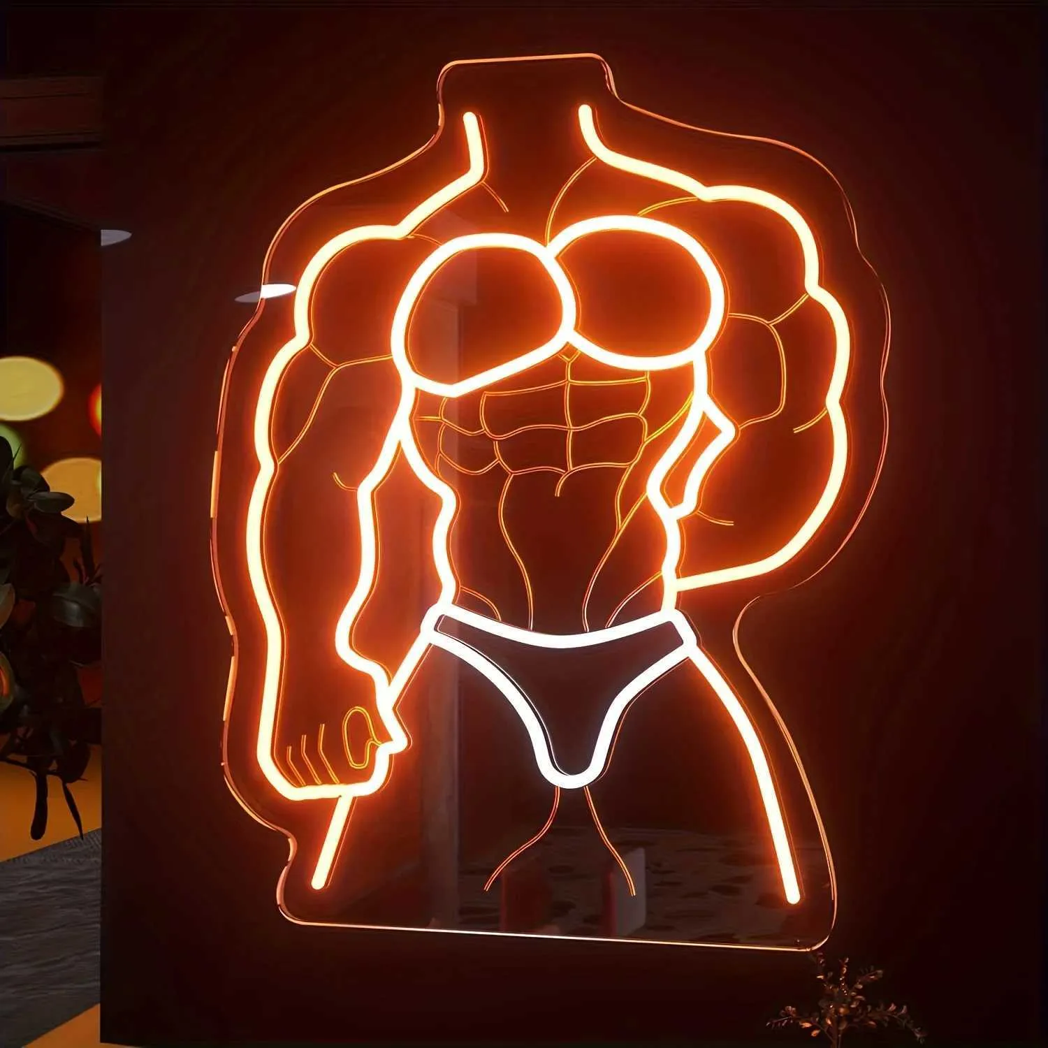 Abdominal Muscle Neon Sign, USB Powered LED Light... From Magaska, $12. ...