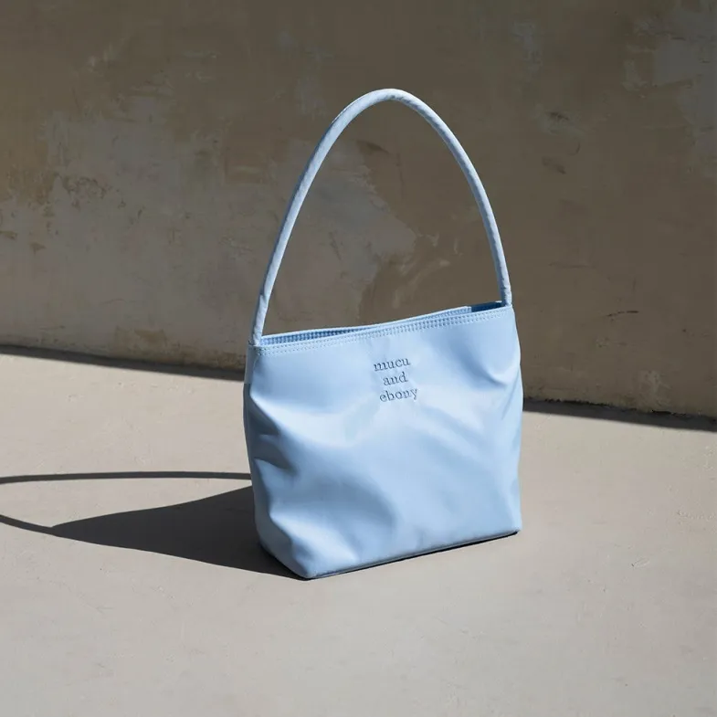 Korean Designer Nylon Commuter Nine West Tote Bags With Mucu And Ebony ...
