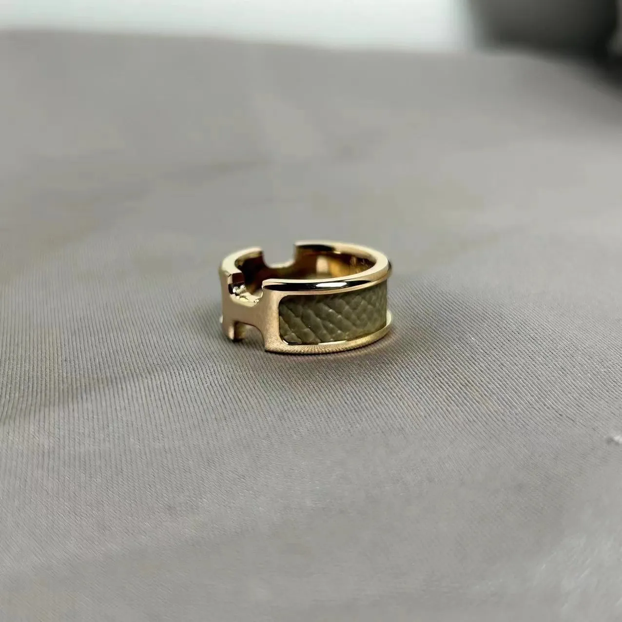 Band Rings Top Grade Luxury Classic H Letters Designer Ring for Women ...