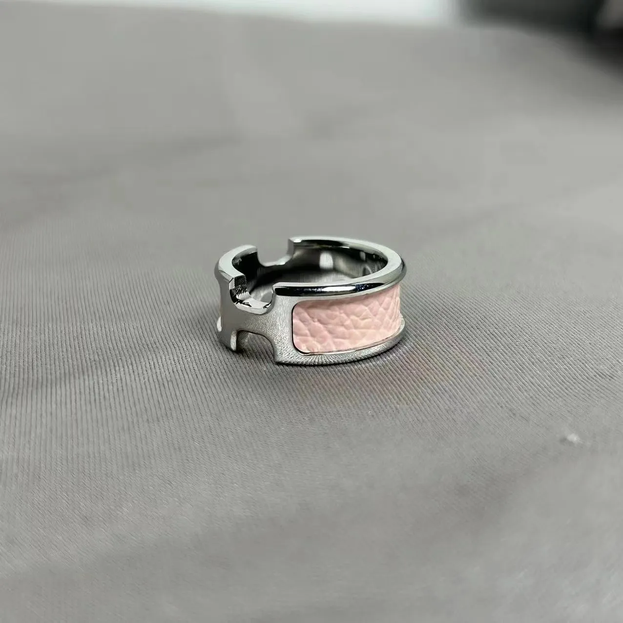 Band Rings Top Grade Luxury Classic H Letters Designer Ring for Women ...