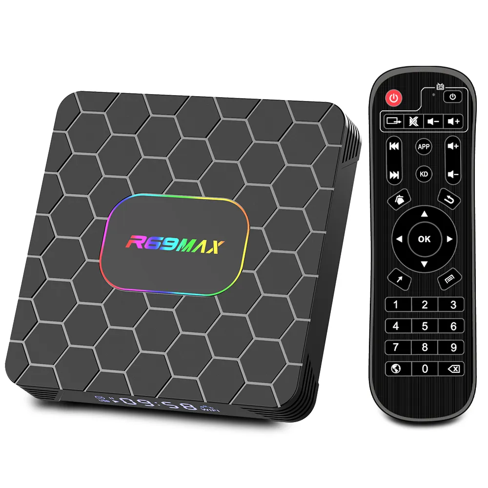 R69 Max Android 14 TV Box Rockchip 3528 Media... From Trustfulseller ...