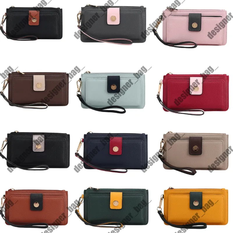 RFID Wallet Womens Designer Vegan Leather Wristlet Blocking Card Holder ...