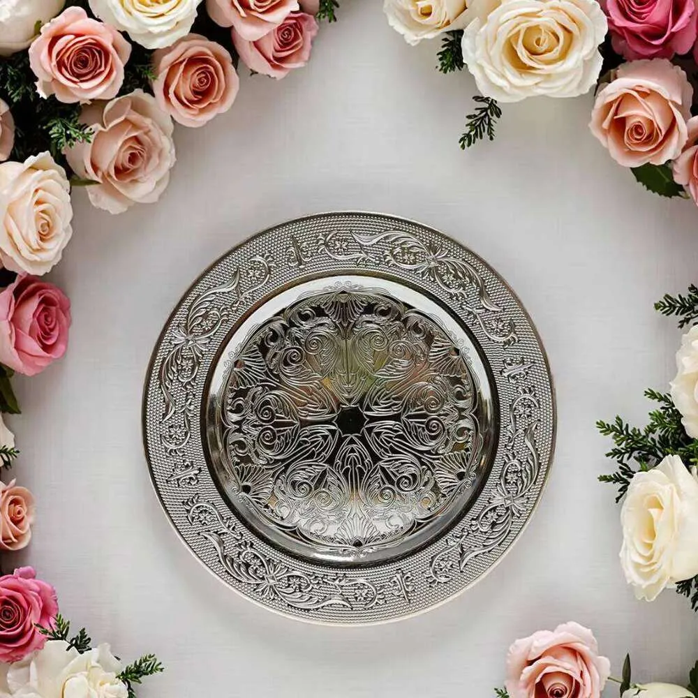 13-Inch Modern Disposable Charging Pad with Eco-Friendly Embossed Edge ...